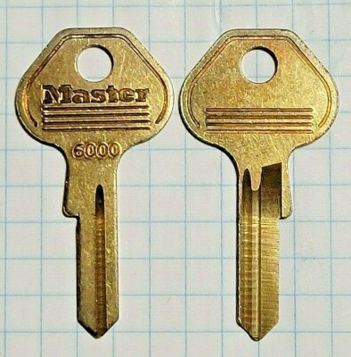 Master Original Key Blank K6000 - Set of 2 Locksmith | eBay