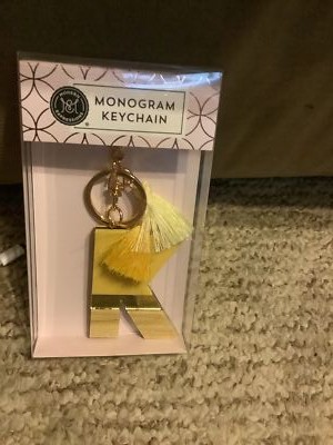 Modern Expressions- Monogram Keychain K | eBay