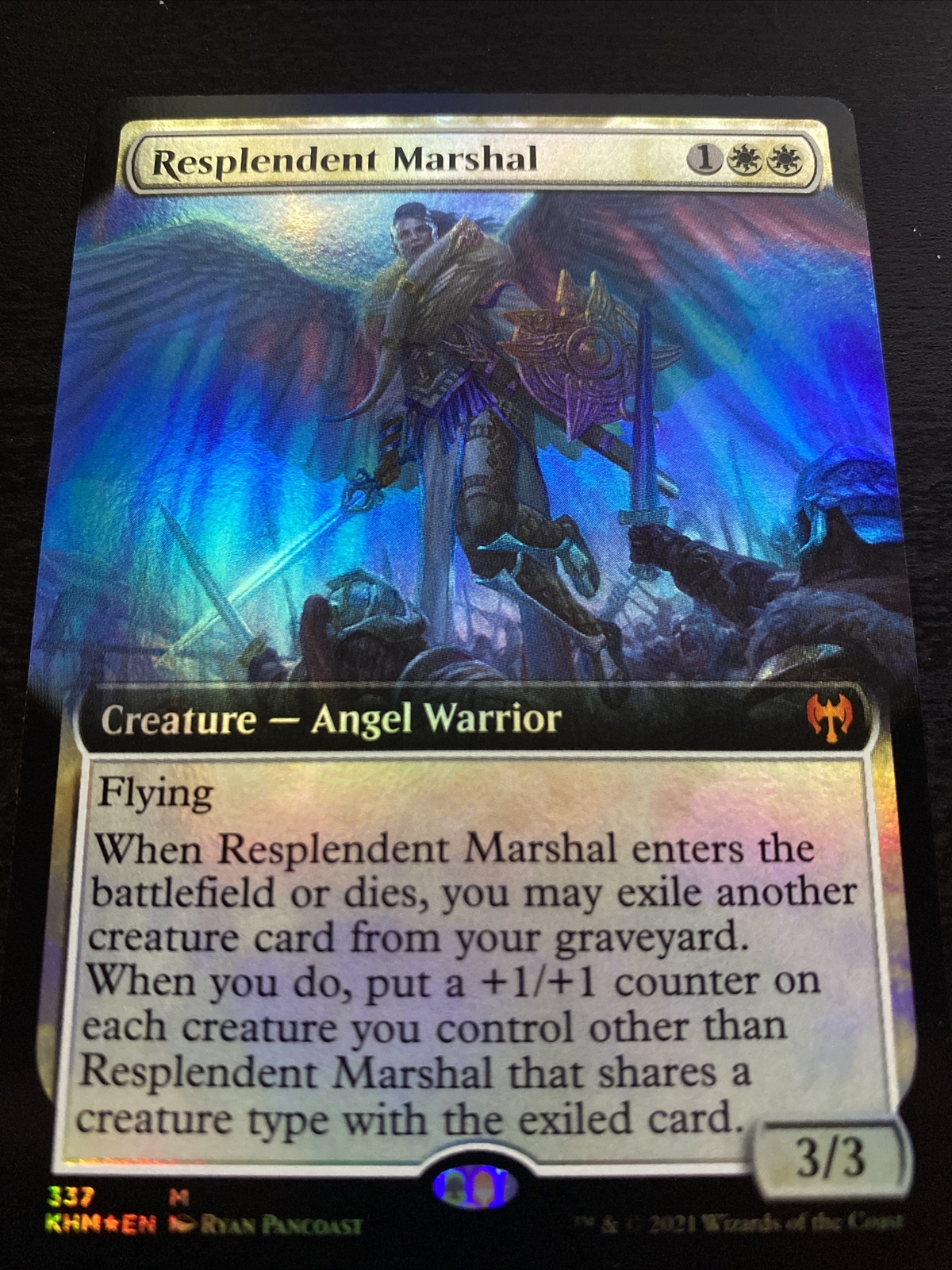 English - MTG Resplendent Marshal - Extended Art, FOIL, Kaldheim | eBay