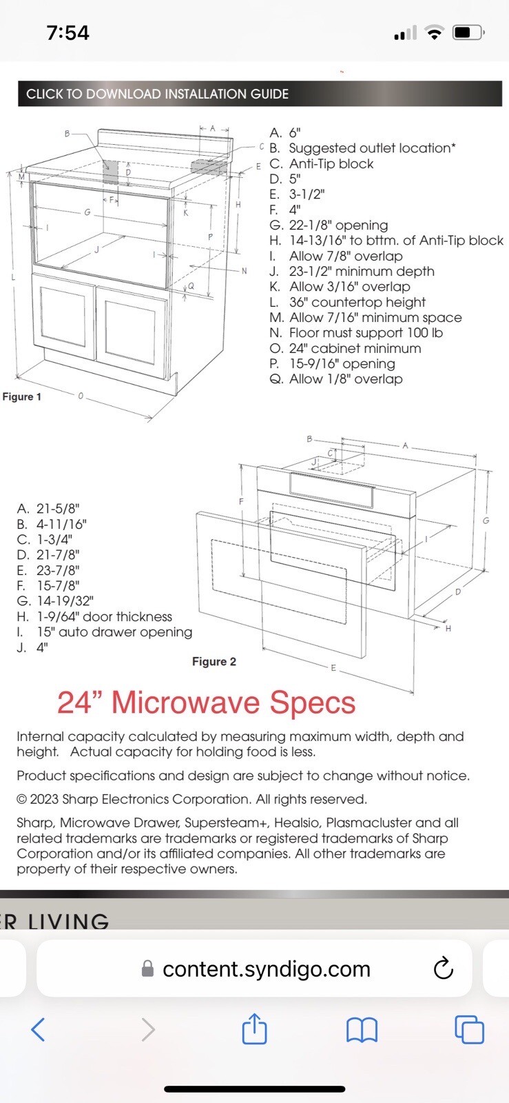 Sharp+SMD2470AS+Microwave+Drawer+24+Stainless+Steel for sale online | eBay