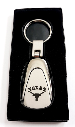 Texas Longhorns Keychain Licensed College Products CKC330 Polished ...
