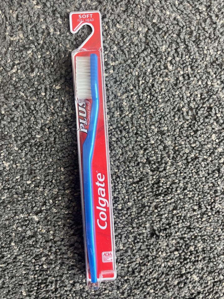 Colgate Plus Toothbrush Soft Full Head New Old Stock Vintage | eBay