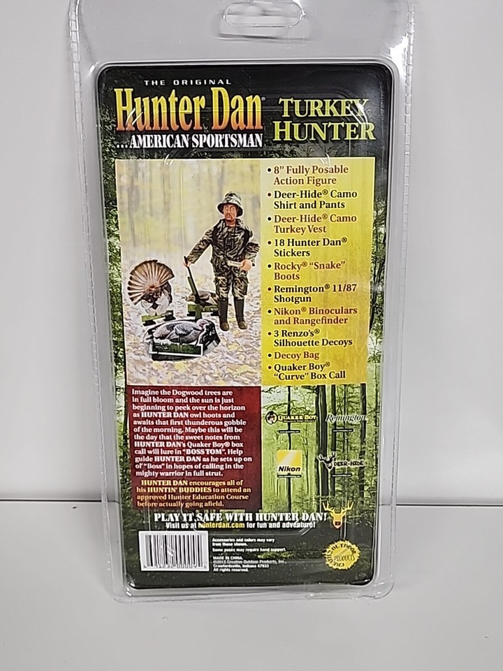 Hunter Dan American Sportsman Turkey Hunter Action Figure New | eBay