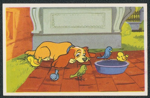 1956 RICH'S COFFEE WALT DISNEY LADY BAMBI DUMBO DUTCH TRADING CARD #20 ...