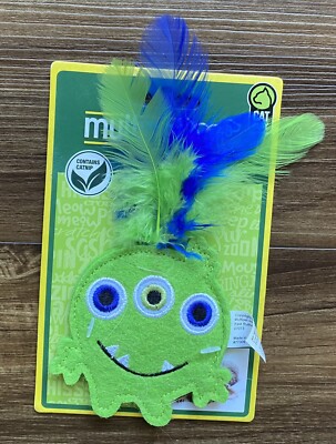 MULTIPET CAT TOY CAT MONSTER WITH CATNIP Green | eBay