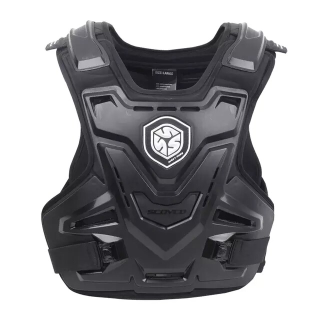 Motorcycle Armor Motocross Chest Back Protector Armour Protective Body ...