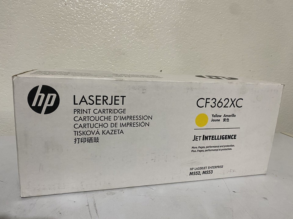 HP 508X High Yield LaserJet Cartridge CF362XC Yellow For LaserJet M553 ...