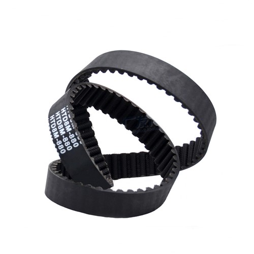 1Pcs HTD-8M / Width 30mm / Pitch 8mm / Rubber Timing Belts Closed Loops ...