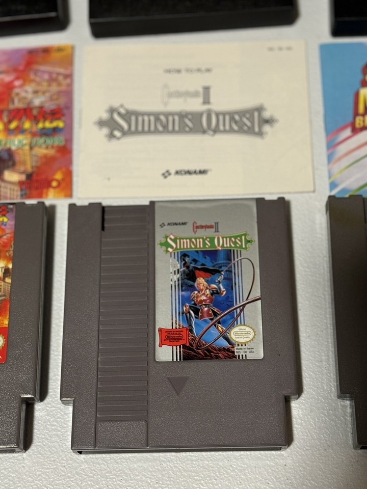 Near Mint Very Clean NES Game Lot 🔥With Manuals🔥No Box | eBay