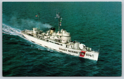 Postcard USCGC Cutter Unimak WTR-379 Training Ship US Coast Guard Ship ...