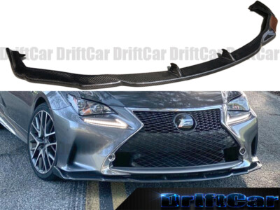 CARBON FIBER TYPE AG FRONT LIP FOR 2015-2018 LEXUS RC 200t 350 F-SPORTS ...