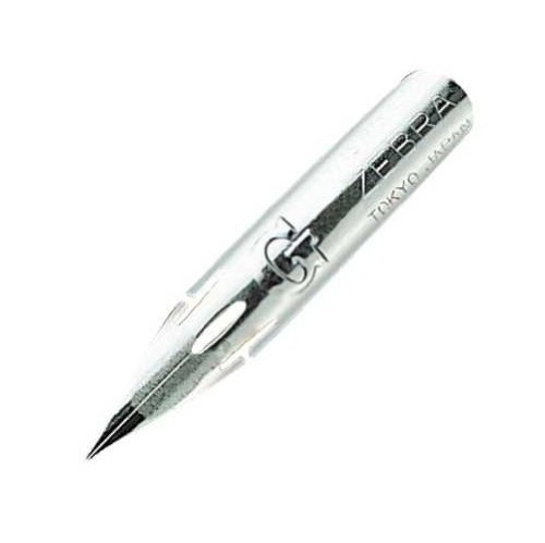 Zebra PG-6C-C-K Comic Pen Nib G-pen No.G Metal Chrome 100 pieces anime ...