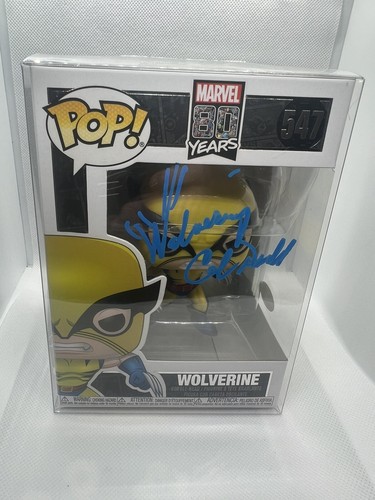 Funko POP! Marvel: Wolverine (547) Signed by Cal Dodd with JSA ...