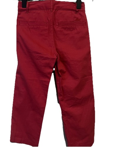 Southbound Boys Red Khaki Dress Pants 3T Adjustable Waist Spring Easter ...