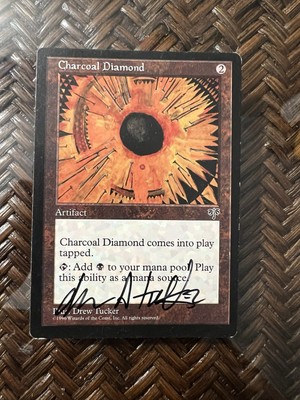 Mtg. Charcoal Diamond. Signed. Mirage. | eBay