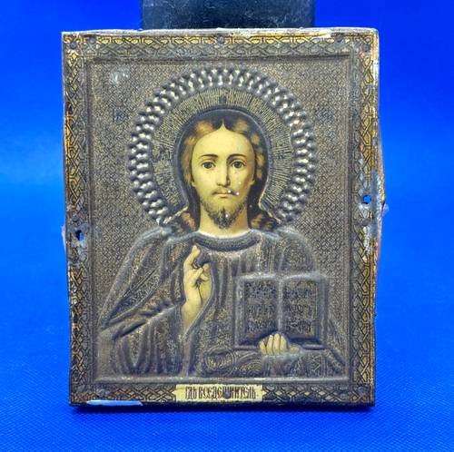 🙌Antique Ukrainian icon on metal, Christianity, Orthodox, Jaco, early ...