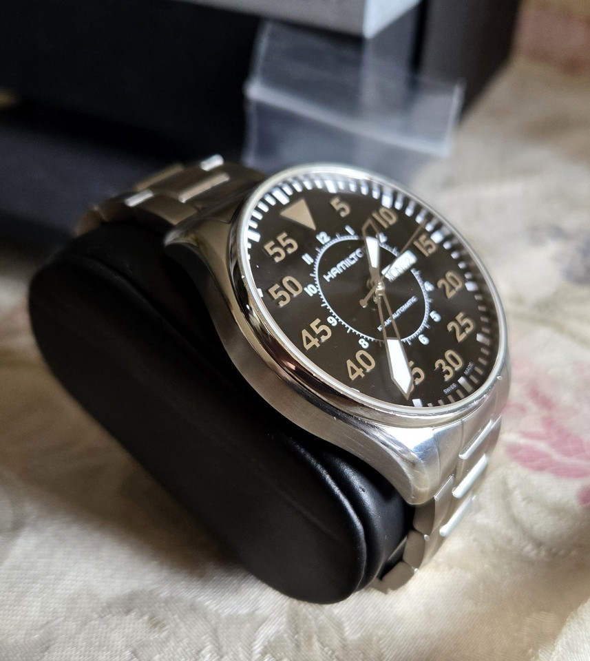 Hamilton Khaki Pilot 46mm Automatic Watch H647150 | eBay