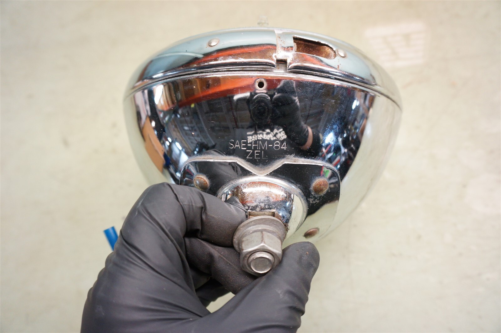 Harley panhead parts guide headlight cycle ray panhead headlight Repop ...