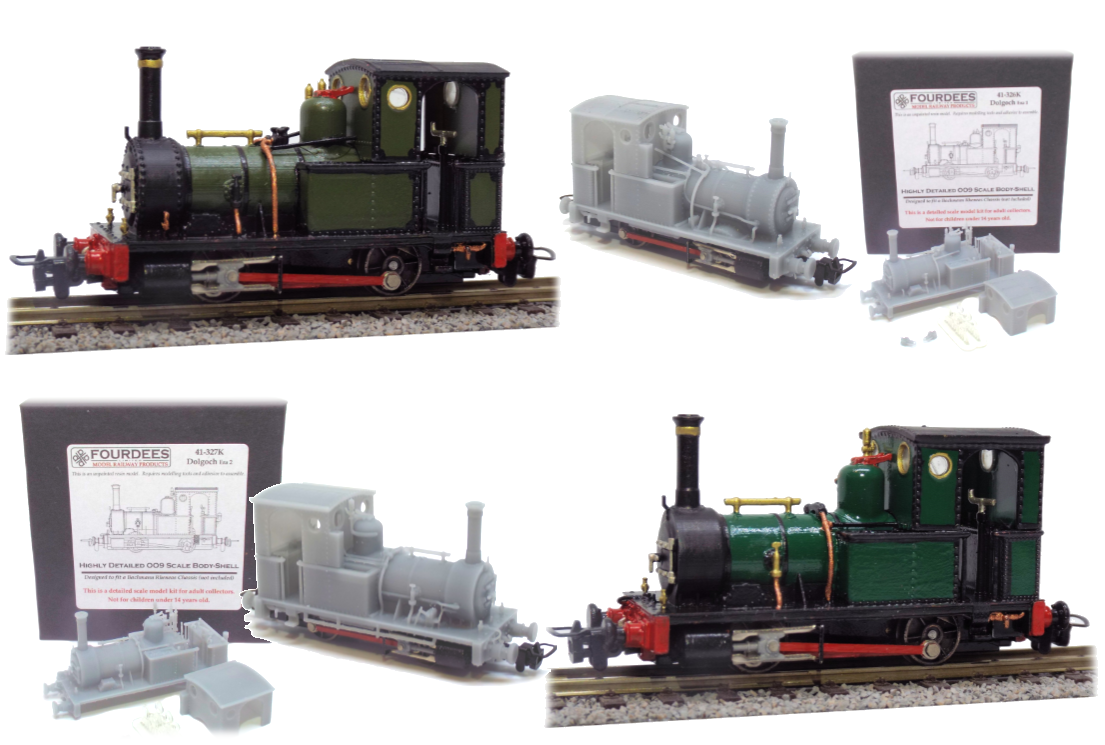 Fourdees Limited Talyllyn Dolgoch Locomotive 009 / OO9 Kit for Bachmann ...