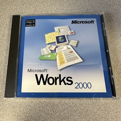 Microsoft Works 2000 CD ONLY | eBay