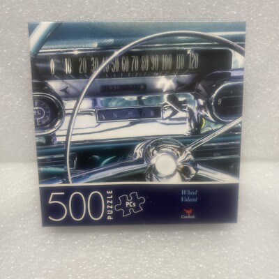 Wheel Classic Car 500 Piece Jigsaw Puzzle Dashboard Cardinal Volant ...