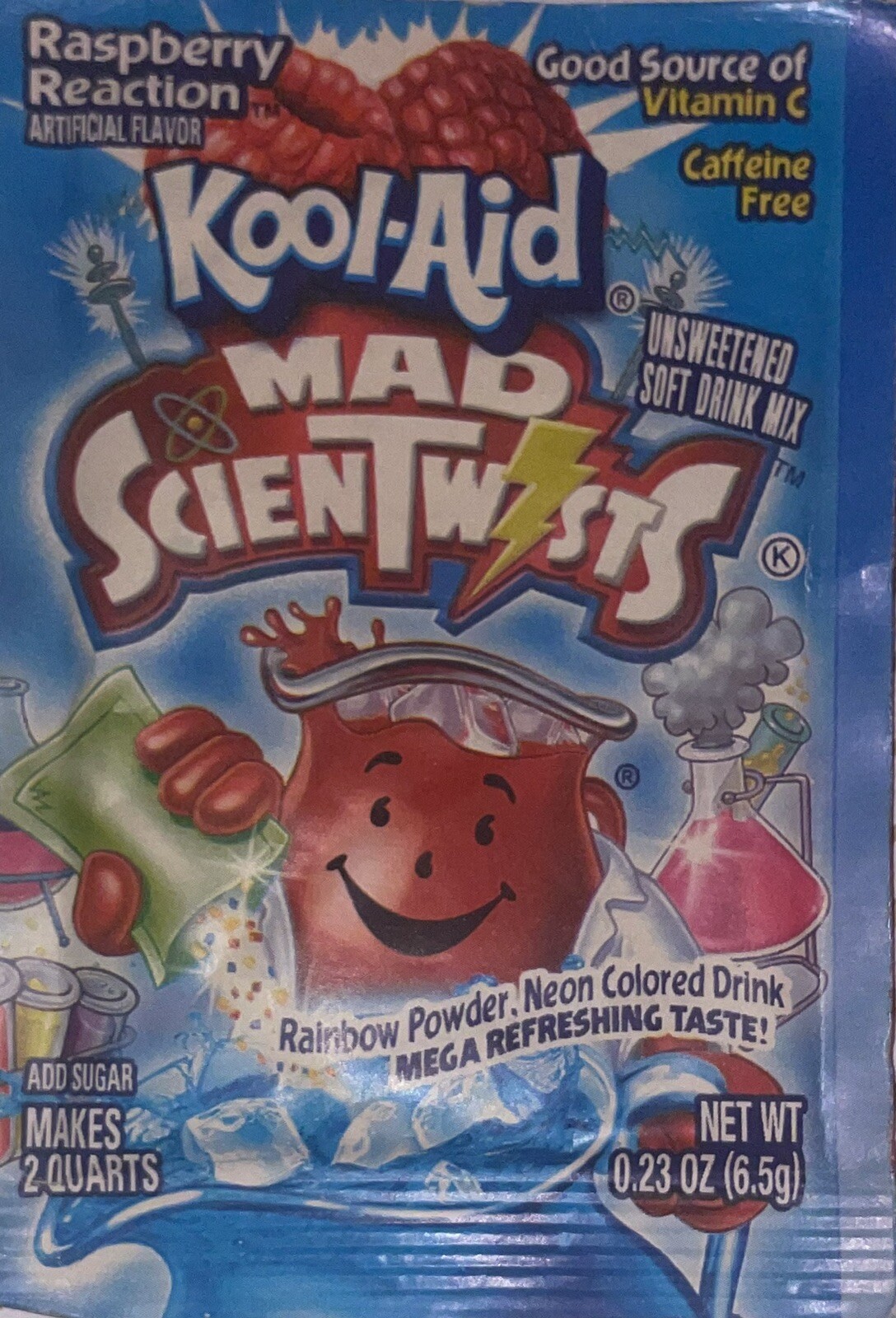 SUPER RARE Vintage KOOL-AID Pack Unopened Raspberry Reaction MAD ...