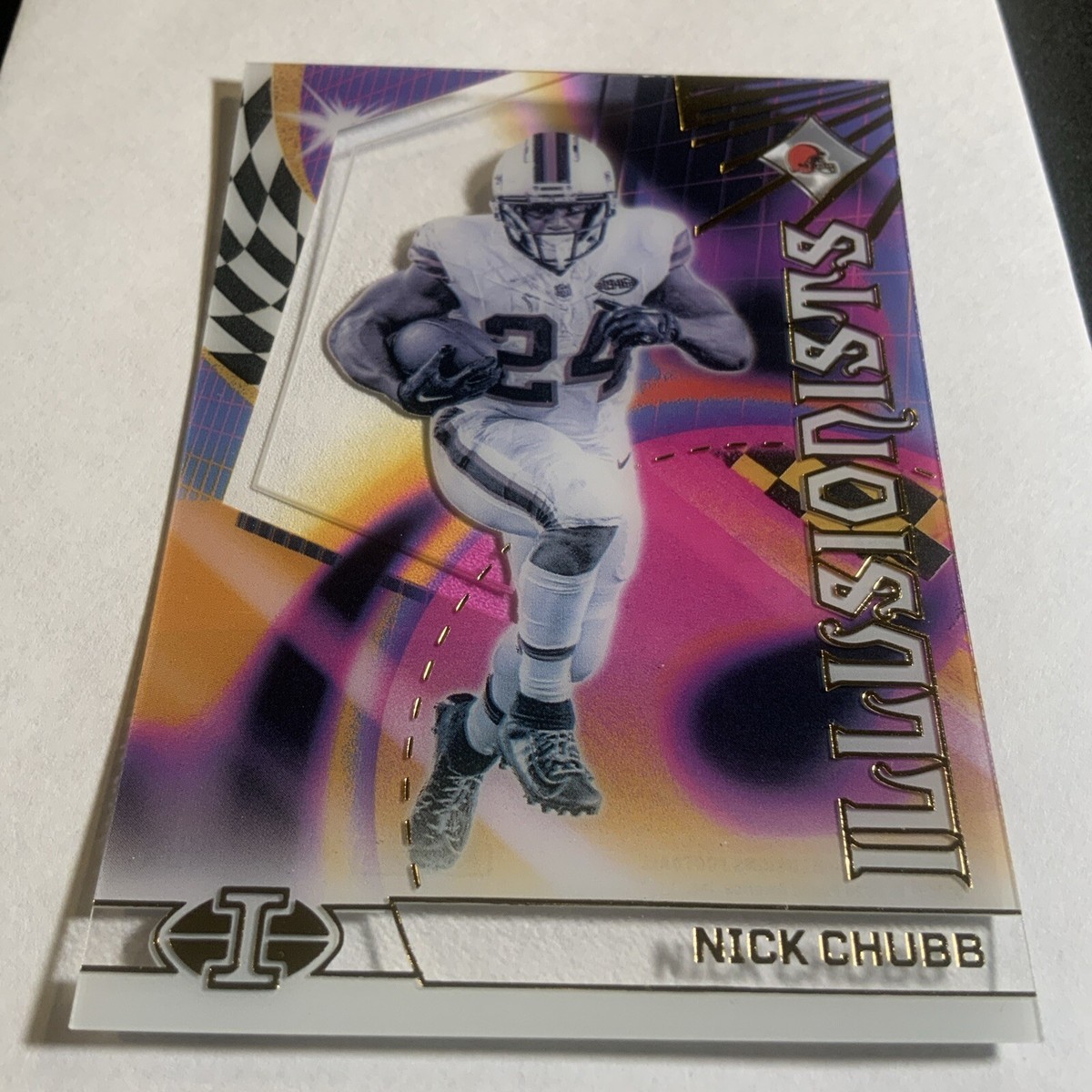 Chubb Illusion 2023 Panini Illusions Football Illusionists Nick Chubb