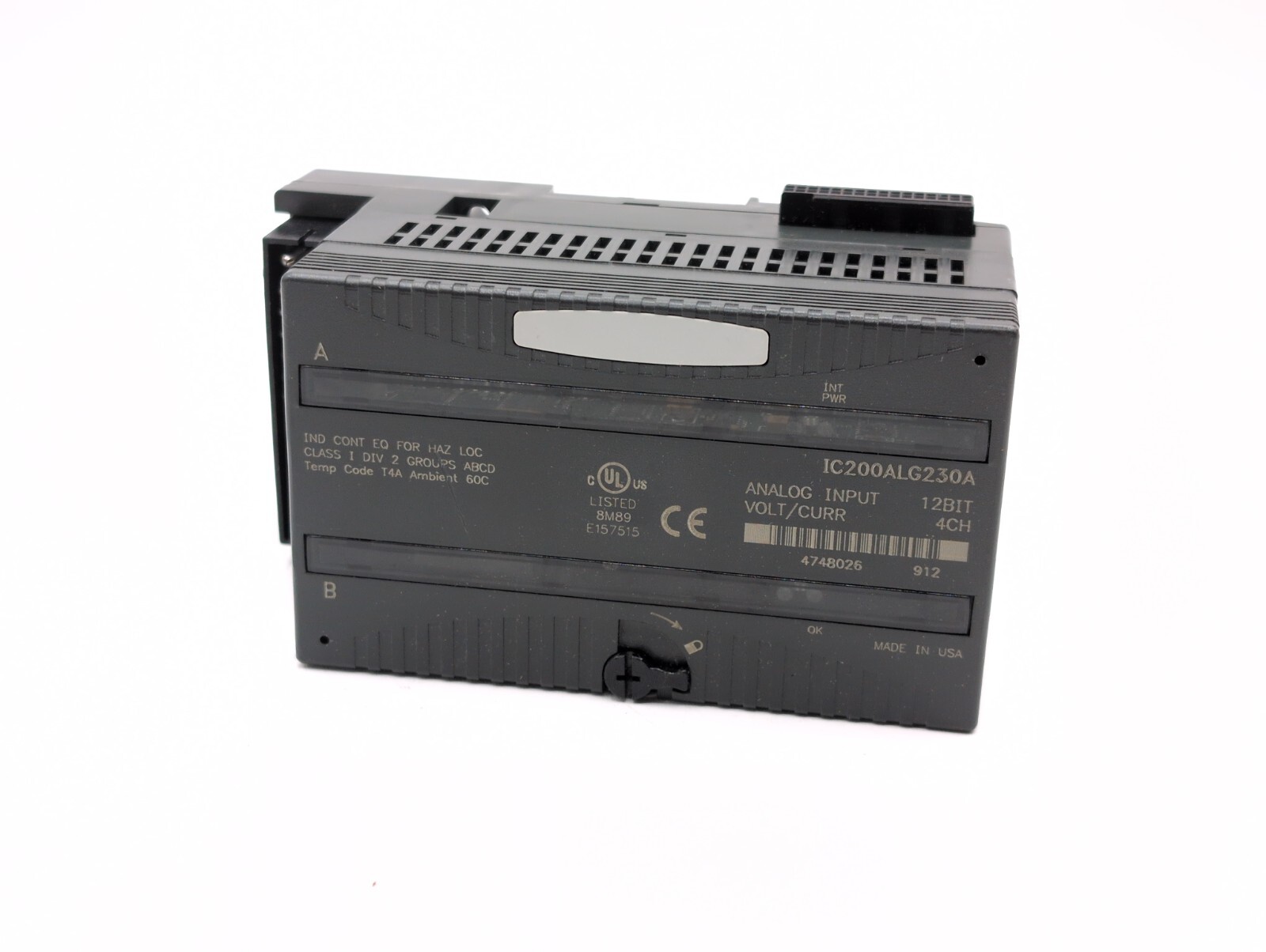 GE Fanuc IC200ALG230-AA VersaMax Analog Input Module | eBay