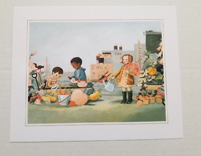Emily Winfield Martin Art, Children Gardening in a City 8x10 Print | eBay