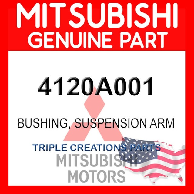 Mitsubishi 4120A001 Genuine OEM Factory Original Trailing Arm Bushing ...