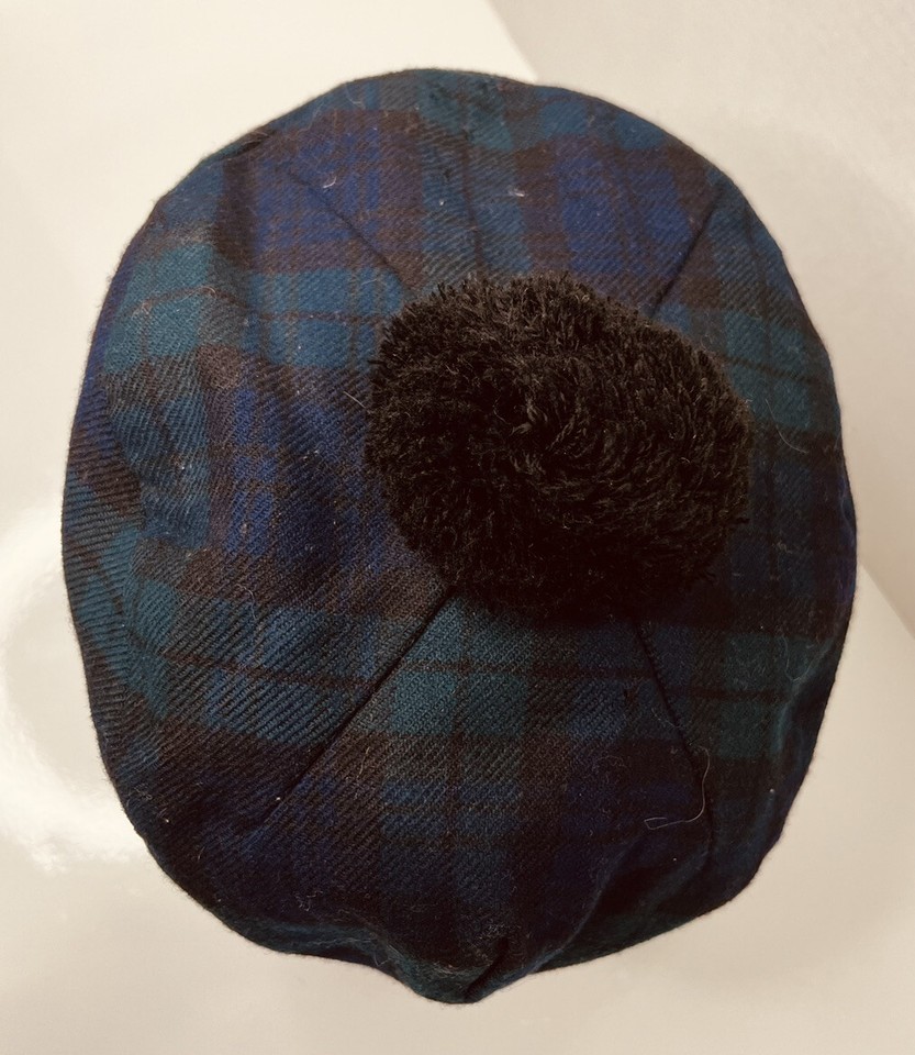 Vtg CASTLEBAR Hats IRELAND 100% Lambs Wool IRISH TARTAN Newsboy Flat ...