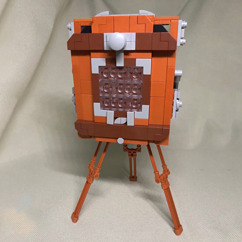 Building Blocks Flash Light Retro SLR Camera Foldable Support Machine ...