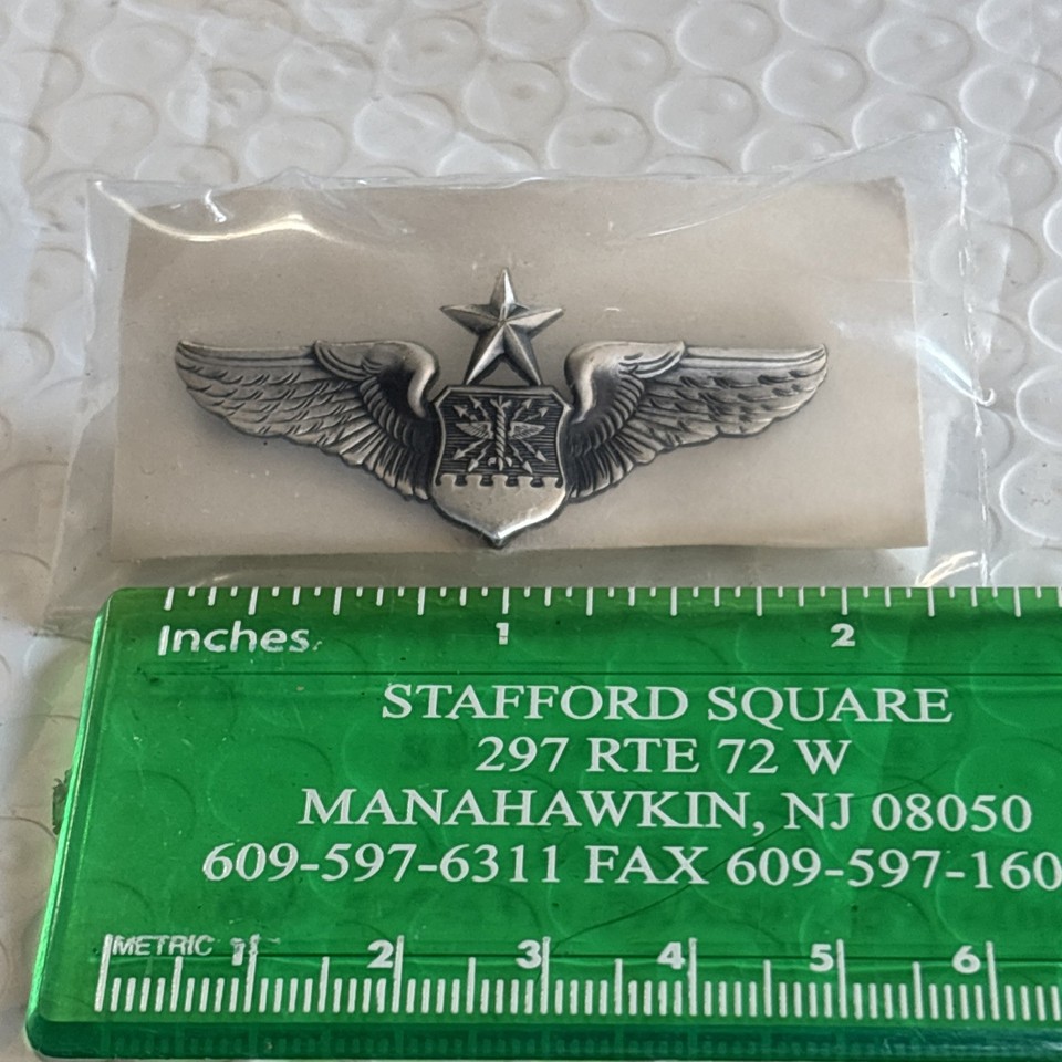 US Air Force Senior Navigator USAF Pilot Wings Pinback | eBay