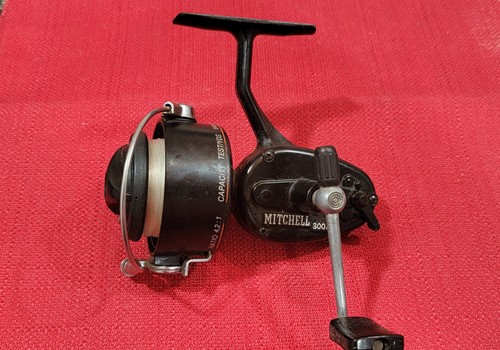 Vintage Mitchell 300A Spinning Reel, Turns Carbon Graphite Spool | eBay
