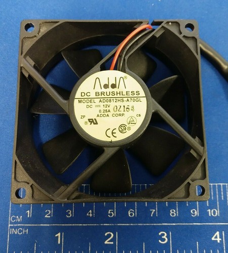 ADDA AD0812HS-A70GL 12V 0.25A DC BRUSHLESS FAN | eBay