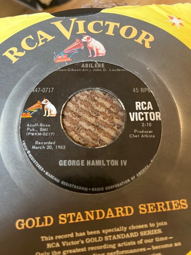 GEORGE HAMILTON IV - ABILENE / THERE'S MORE PRETTY GIRLS THAN ONE ...