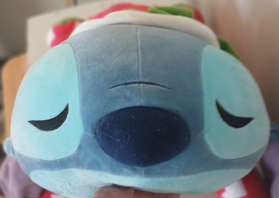 Disney's Sleeping Stitch Pajamas Cuddleez Pillow Plush Jumbo 24" Small ...