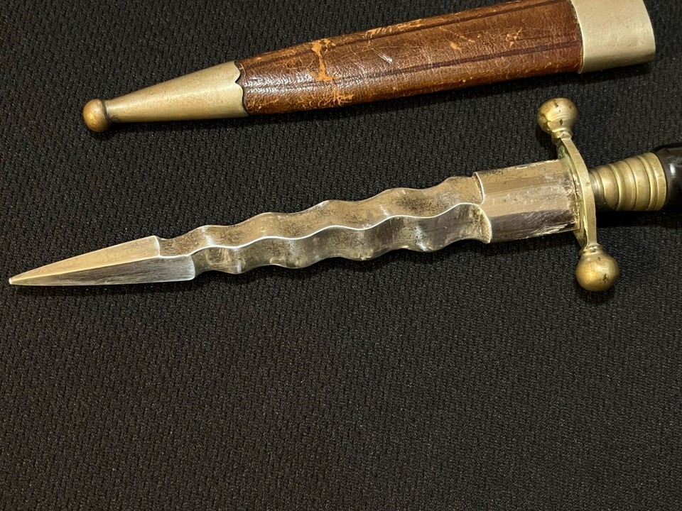 Antique Dirk Dagger Knife -19th Century European -Old EXCEPTIONAL -Kris ...