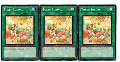 Yugioh- 3X Token Sundae - Common - 1st Edition - STOR-EN057 - Near Mint ...