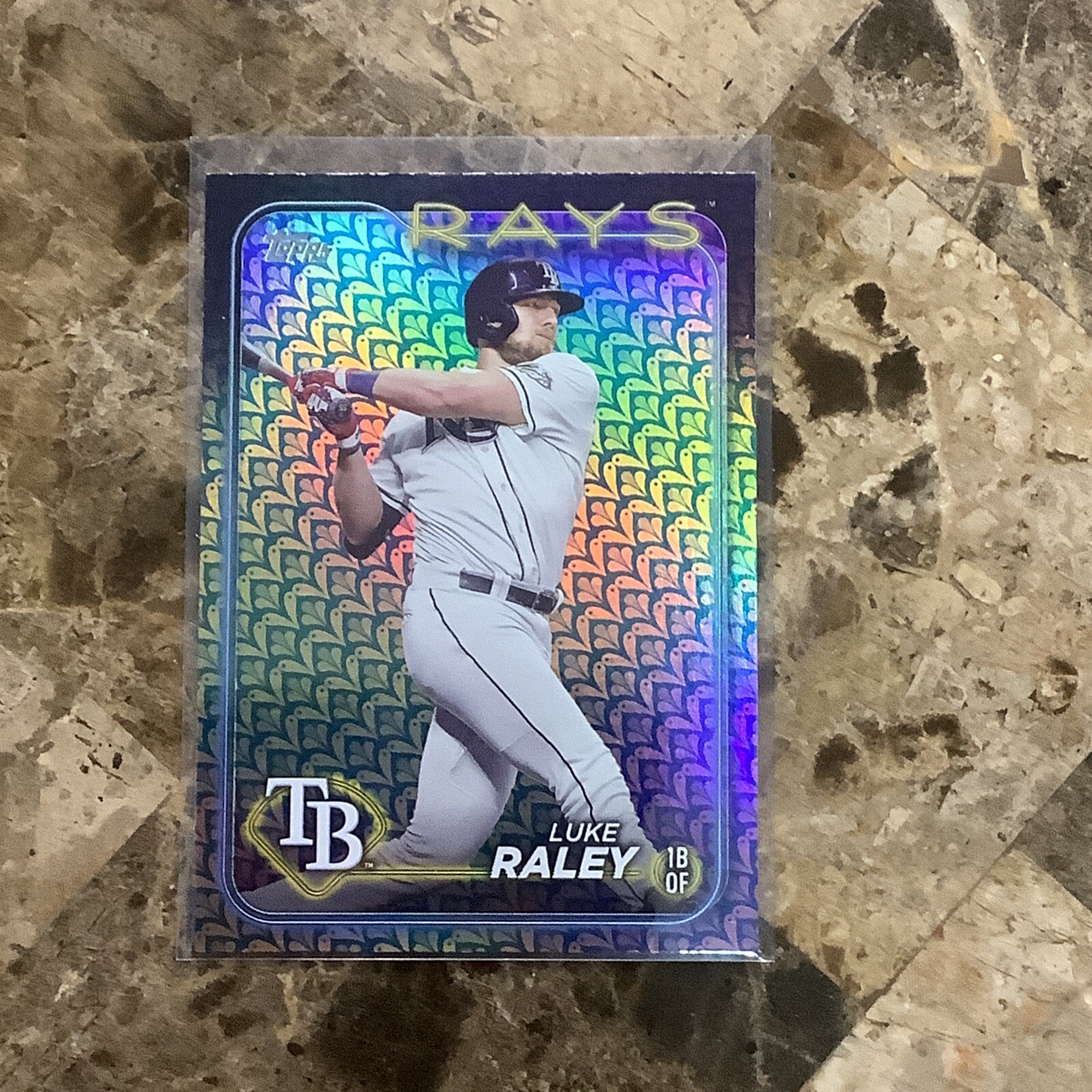 Luke Raley #181 - 2024 Topps Series 1 - Easter Holiday Foil - Baseball ...
