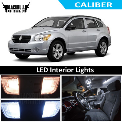 White LED Interior Lights Replacement Kit for 2007-2012 Dodge Caliber 6 ...