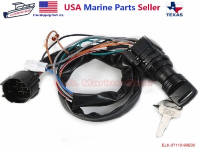 Ignition Key Switch Suzuki Outboard Remote Control DF150 DF175 DF200 ...