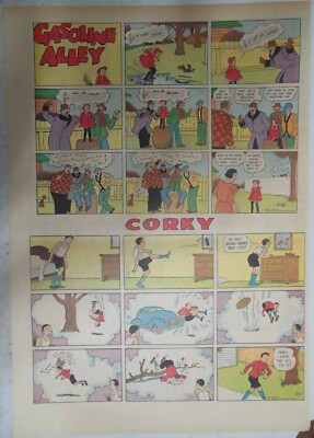 Gasoline Alley Sunday Page by Frank King 12/15/1940 Full Page ! 15 x 22 ...