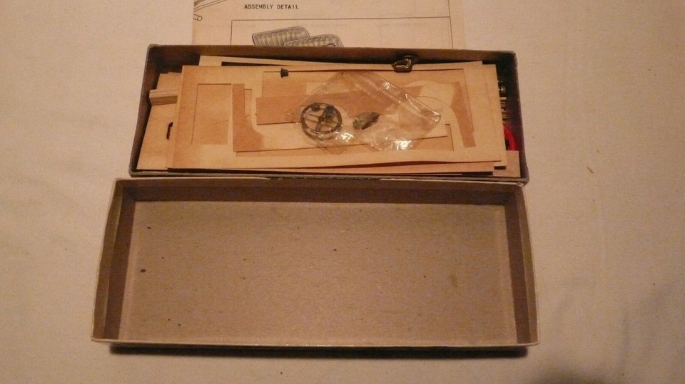 VINTAGE 1949 HUDSON MINIATURES 1909 STANLEY STEAMER OLD TIMERS WOOD ...