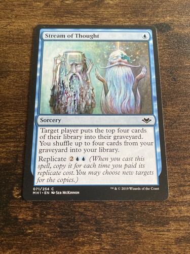 Stream of Thought 71/254 Modern Horizons Magic The Gathering MTG B11493 ...