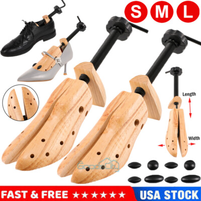 MENS WOMENS Shoe Stretchers Tree Wooden Shaper Bunion Corn Blister SIZE ...