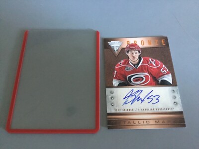 2012-13 Panini Rookie Anthology Titanium Metallic Marks Jeff Skinner ...