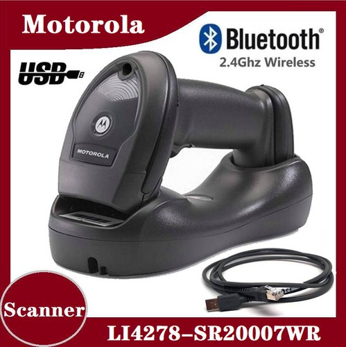 Zebra Symbol Motorola LI4278 Cordless Linear Imager Bluetooth Barcode ...