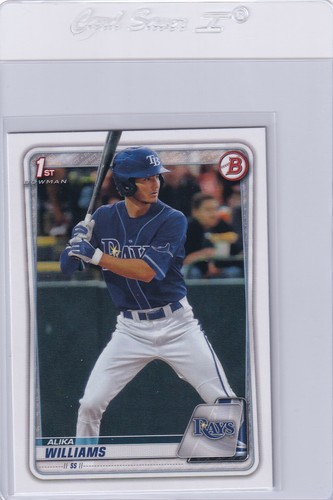 2020 BOWMAN DRAFT 1ST RC ALIKA WILLIAMS TAMPA BAY RAYS ROOKIE E5994 | eBay