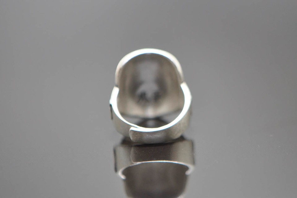 Guy Fawkes Mask Ring 925 Sterling Silver V for Vendetta Anonymous Mask ...